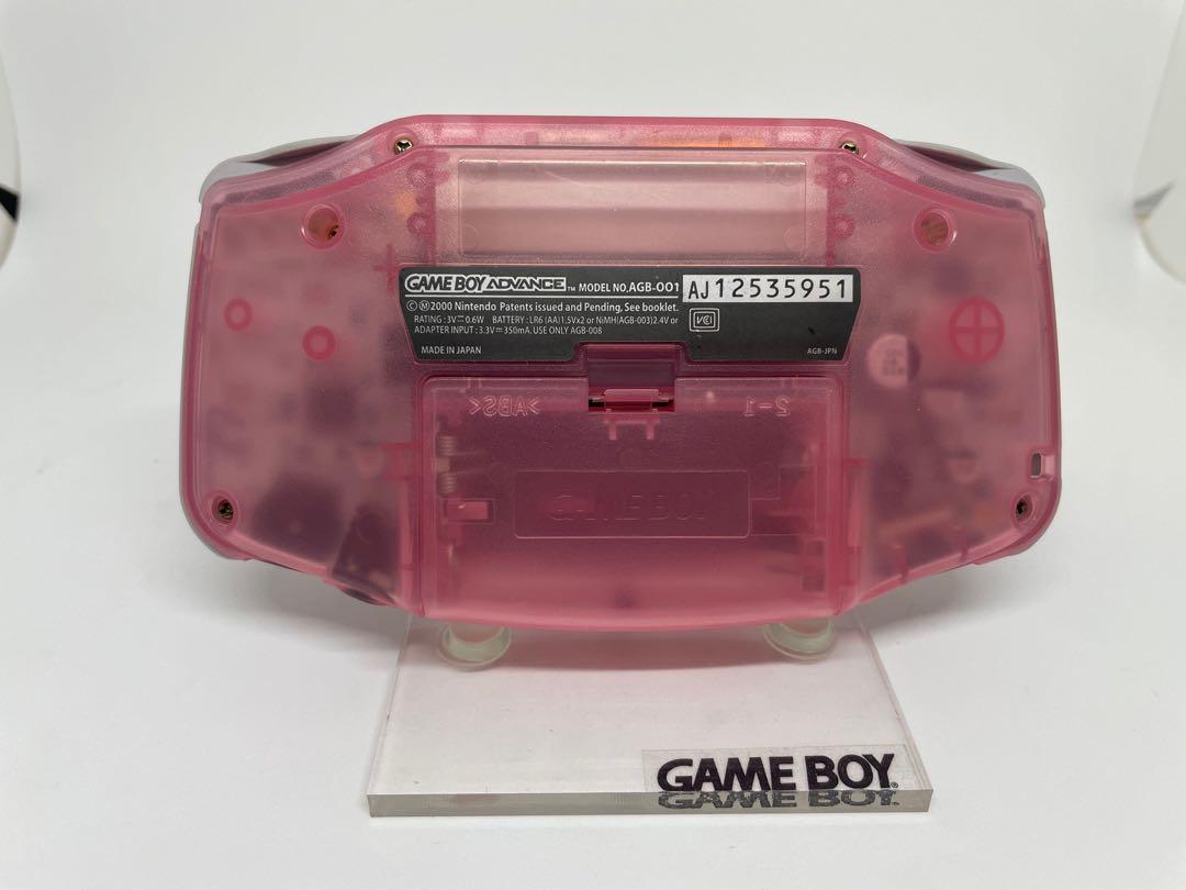 Gameboy Advance Pink Clear fullbox, Video Gaming, Video Game Consoles ...