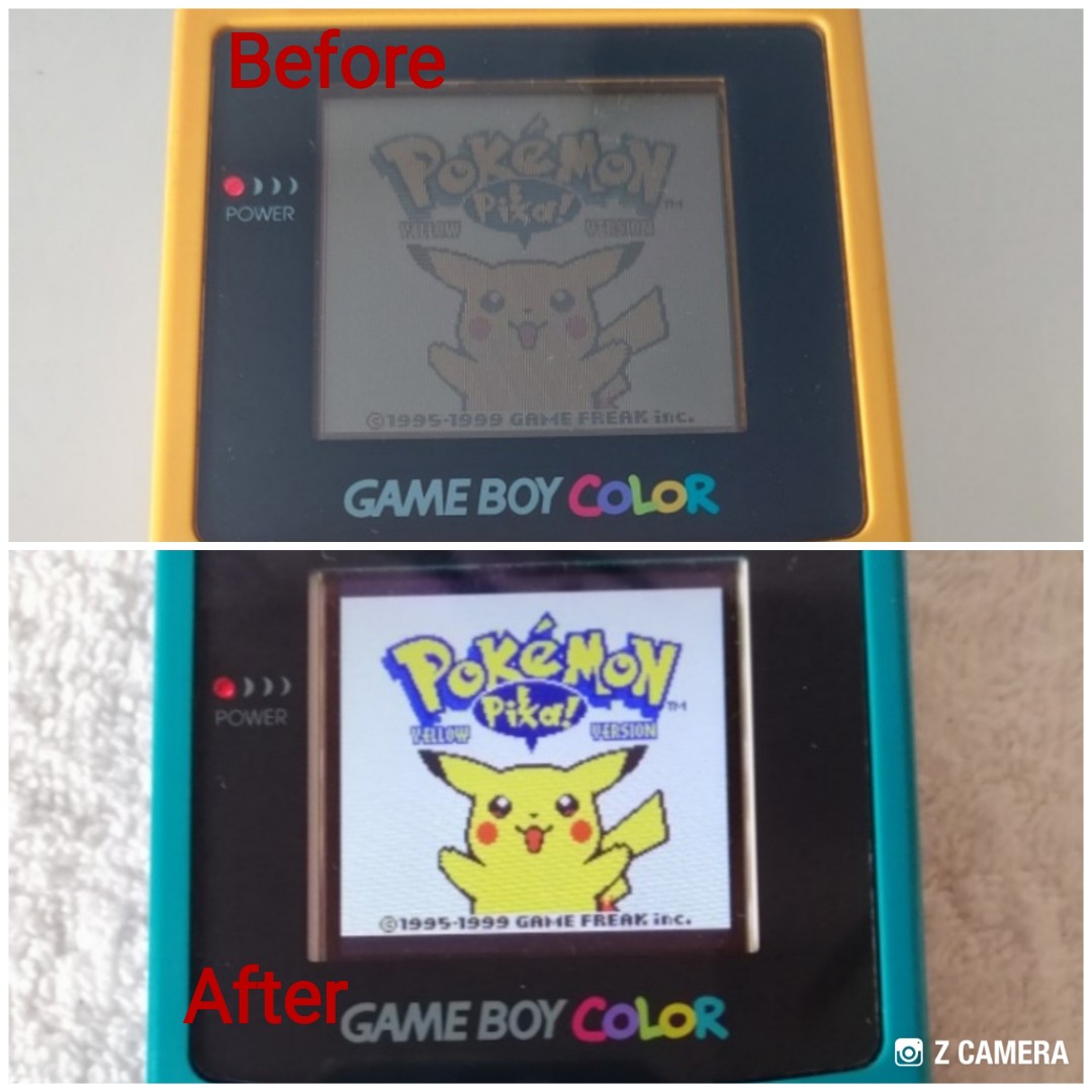 Gameboy color colour screen replacement nintendo game boy, Video Gaming ...