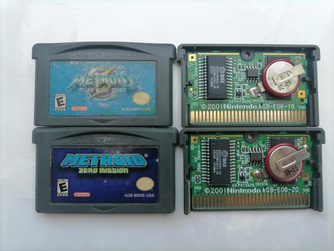 Gameboy metroid fusion, metroid zero mission US version original, Video ...