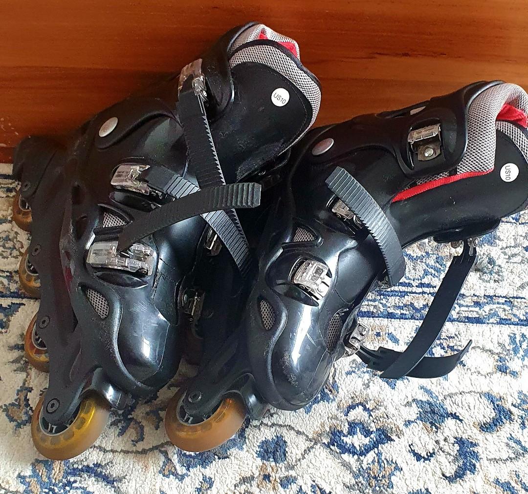 Gently used hard boot roller blades/skates, Sports Equipment, Sports ...