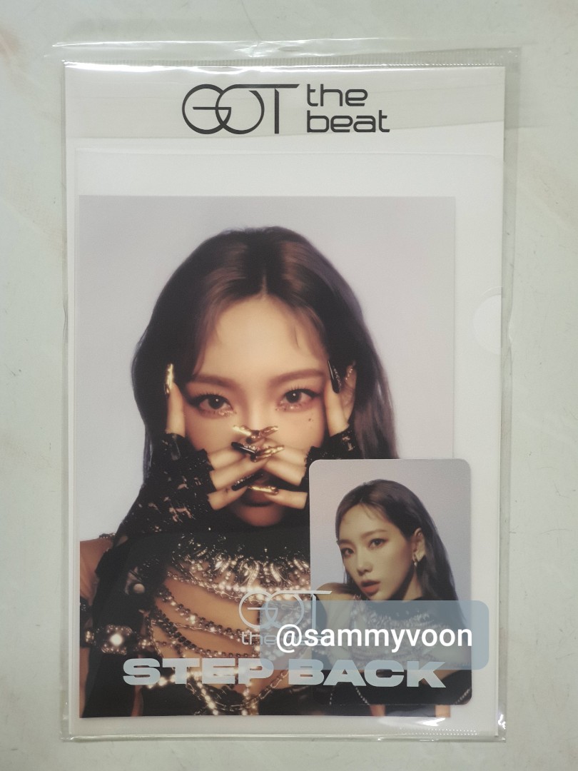GOT The Beat Step Back Taeyeon Postcard + Hologram Photocard Card BoA ...
