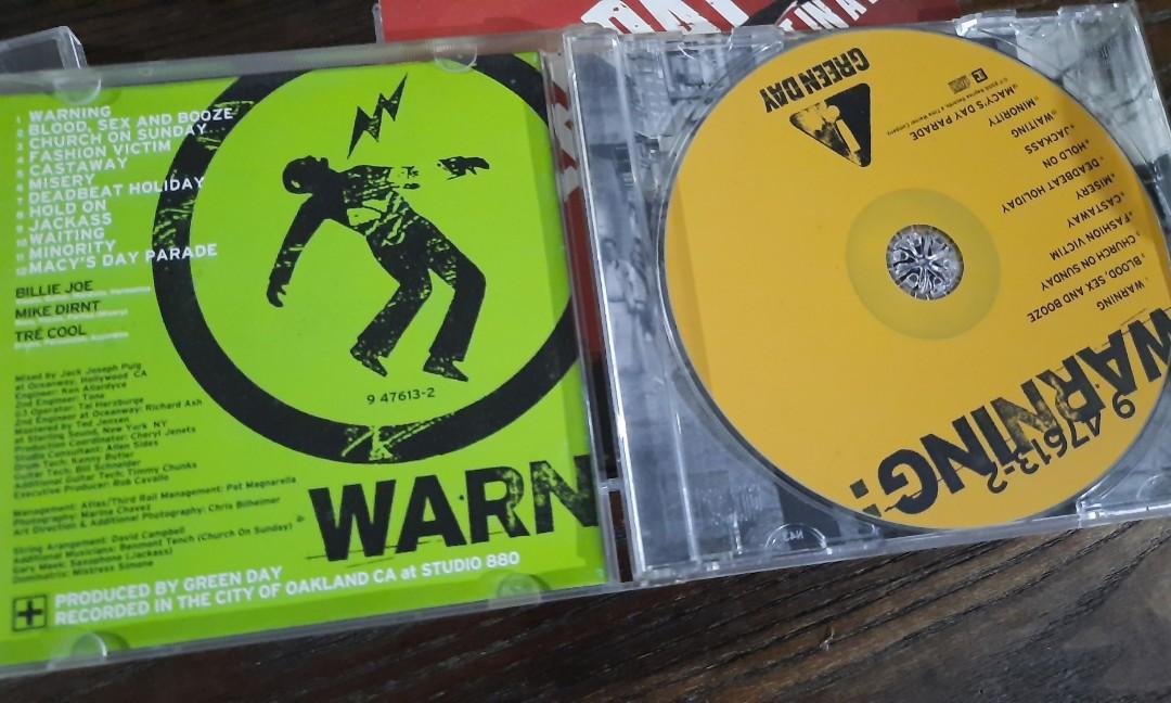 greenday warning CD, Hobbies & Toys, Music & Media, CDs & DVDs on Carousell