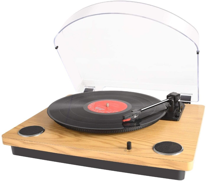 H3866 Max Pad LP Record Player for Vinyl with Stereo Speakers ...
