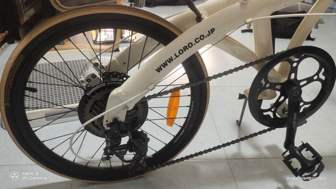 Hachiko Ha 01 Japan Foldable Bicycle Shimano Bike White, Sports Equipment, Bicycles & Parts ...