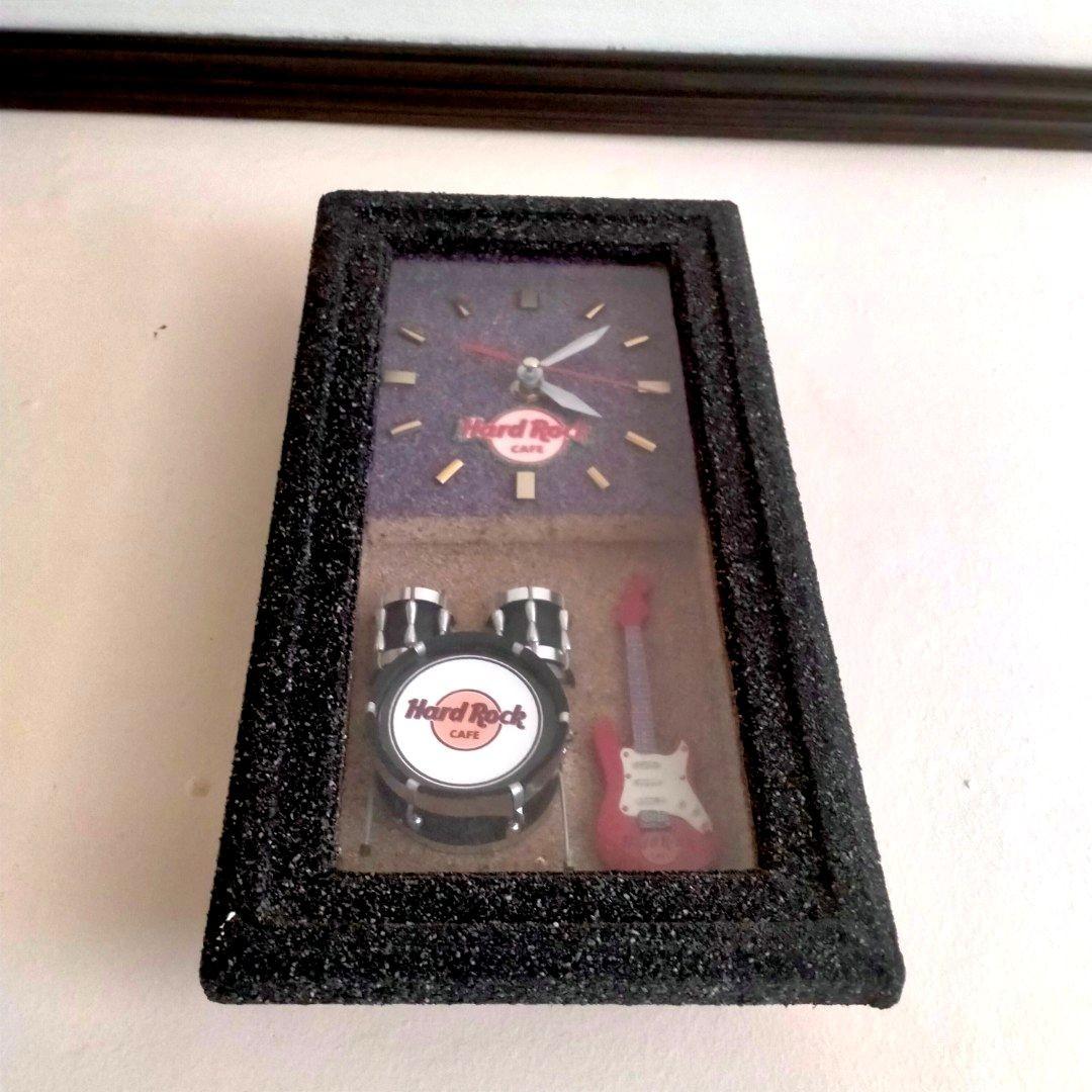 Hard Rock Cafe wall clock, Furniture & Home Living, Home Decor, Clocks ...