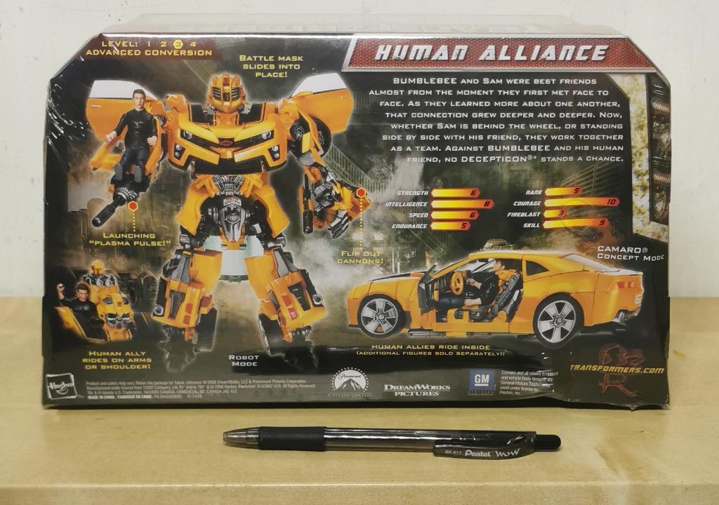 Hasbro Transformers Human Alliance Autobot Bumblebee with Sam Witwicky ...