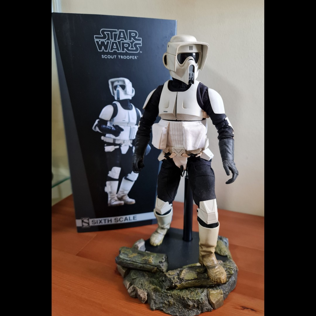 Hot toys sideshow scout trooper, Hobbies & Toys, Toys & Games on Carousell