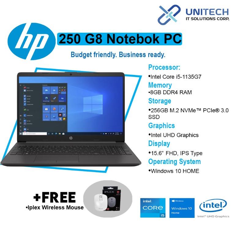 HP 250 G8 Notebook PC , Computers & Tech, Laptops & Notebooks on Carousell
