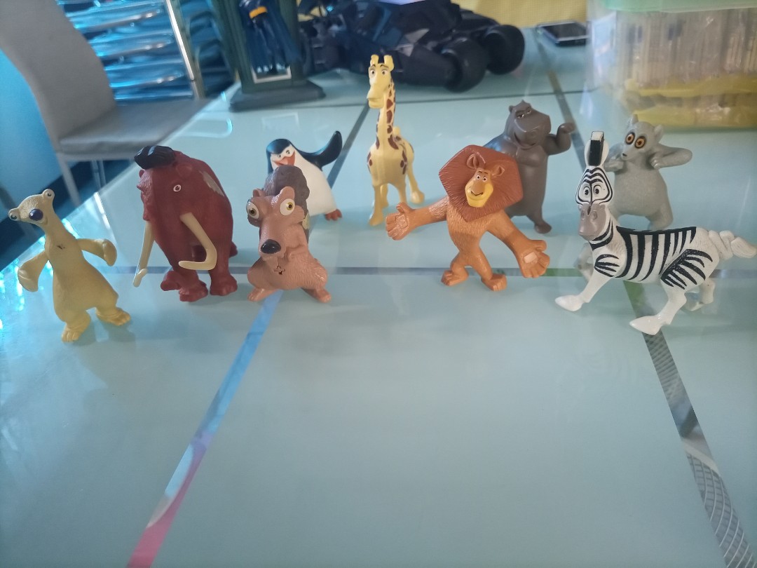 Ice Age & Madagascar SET Collection figures, Hobbies & Toys, Toys ...