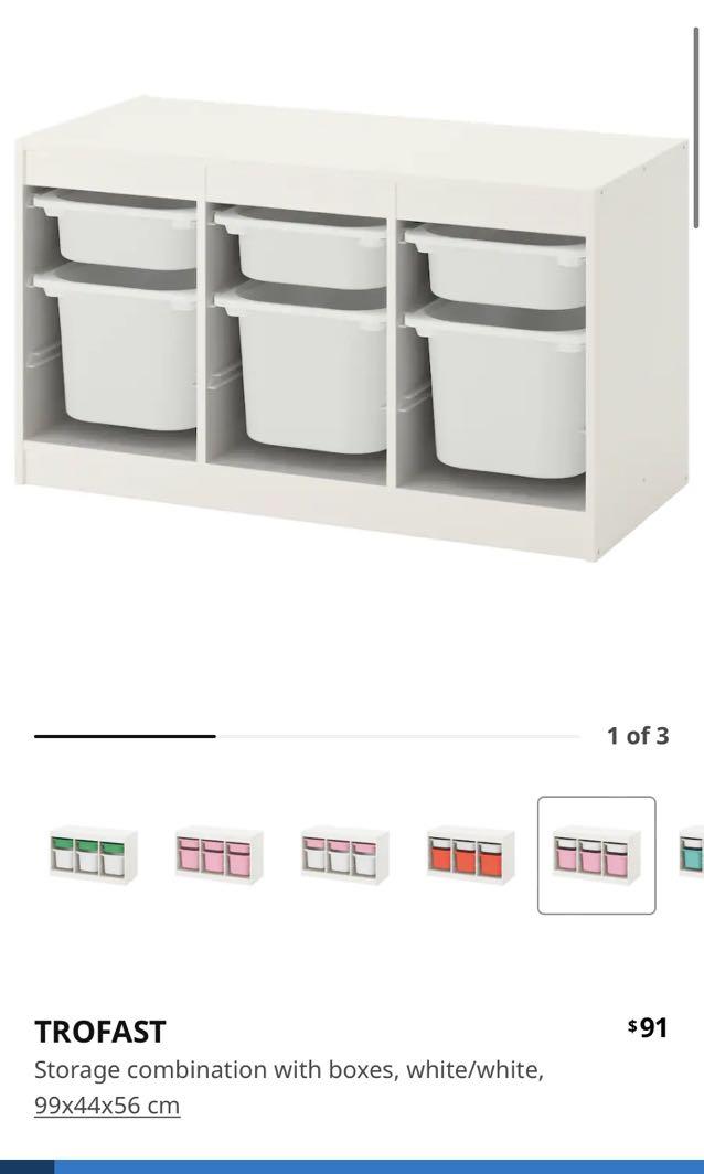 Ikea trofast storage, Furniture & Home Living, Furniture, Shelves ...