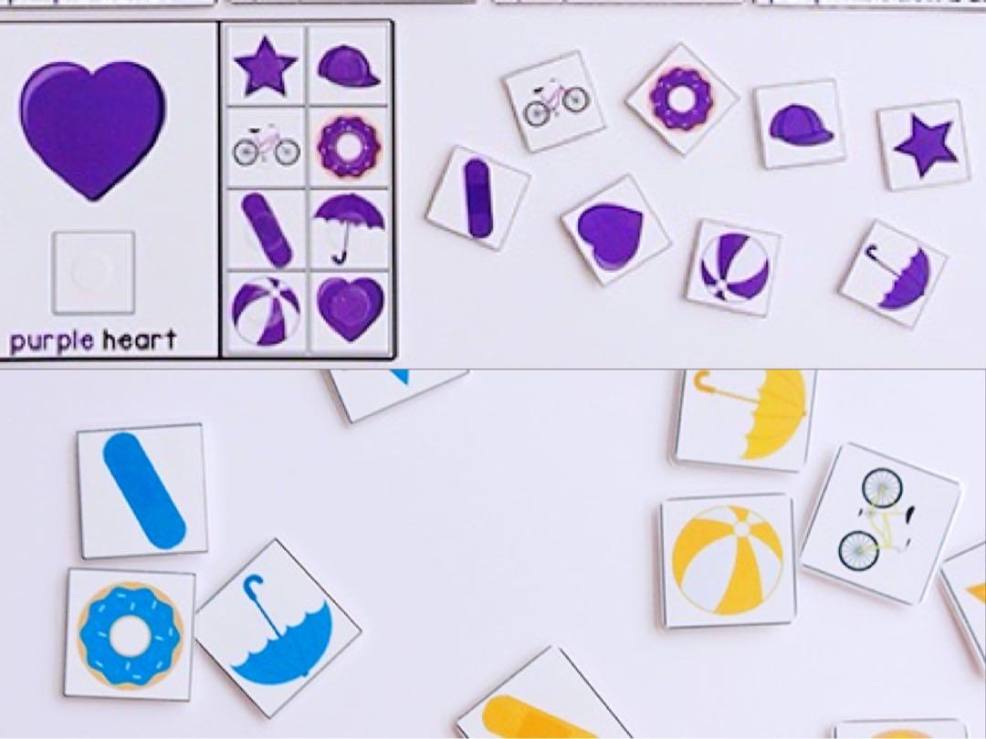 Interactive colour sorting activity book, Hobbies & Toys, Toys & Games ...