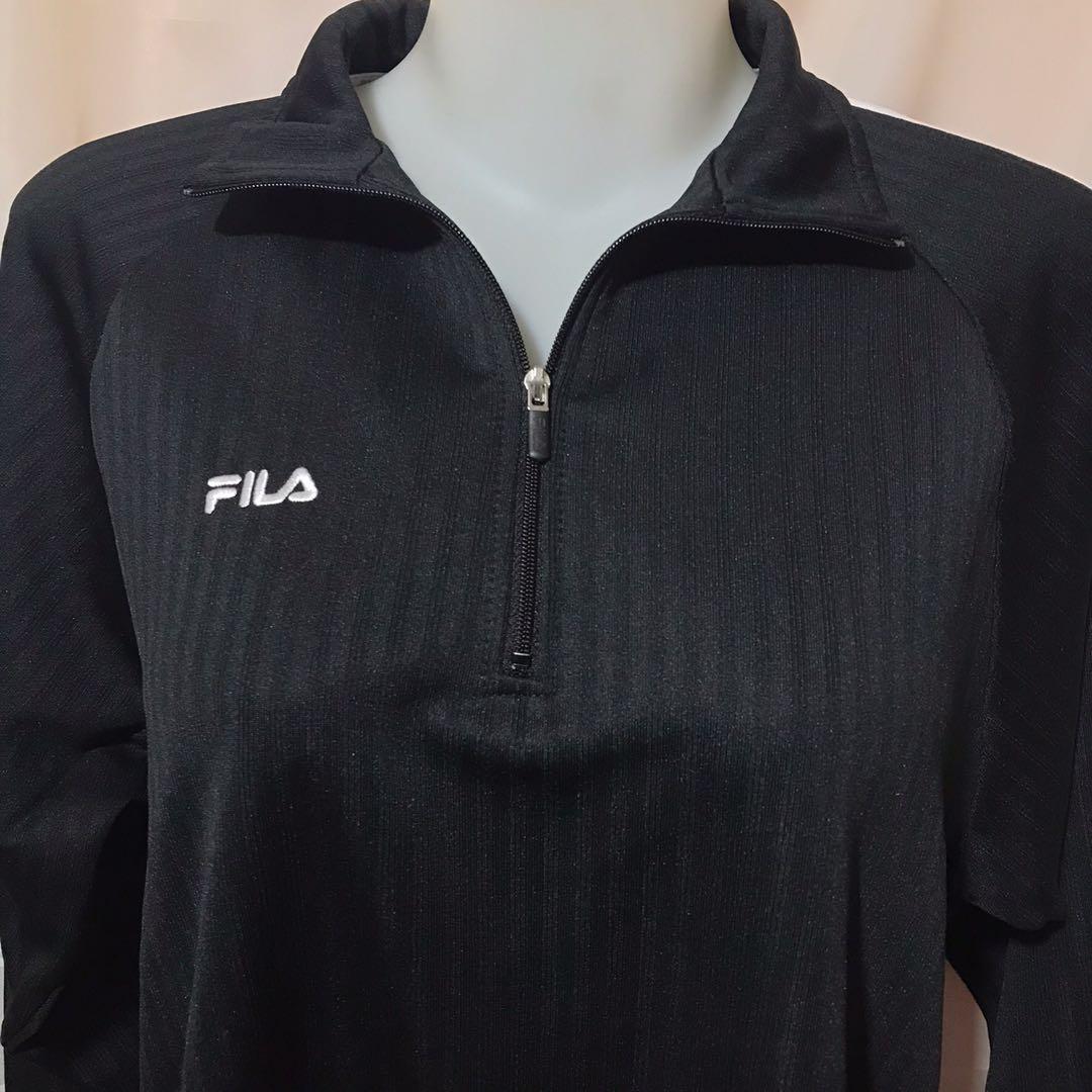 Japan Fila Track Jacket With hologram on the side, Men's Fashion, Coats ...