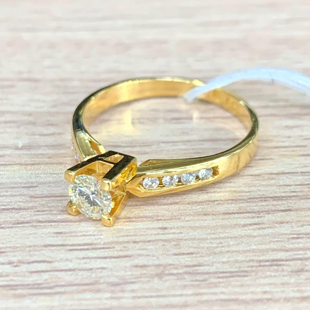 JE- Diamond Ring, Women's Fashion, Jewelry & Organisers, Rings on Carousell
