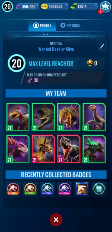 Jurassic World Alive JWA Alive Max Level see pics for more info, Video ...