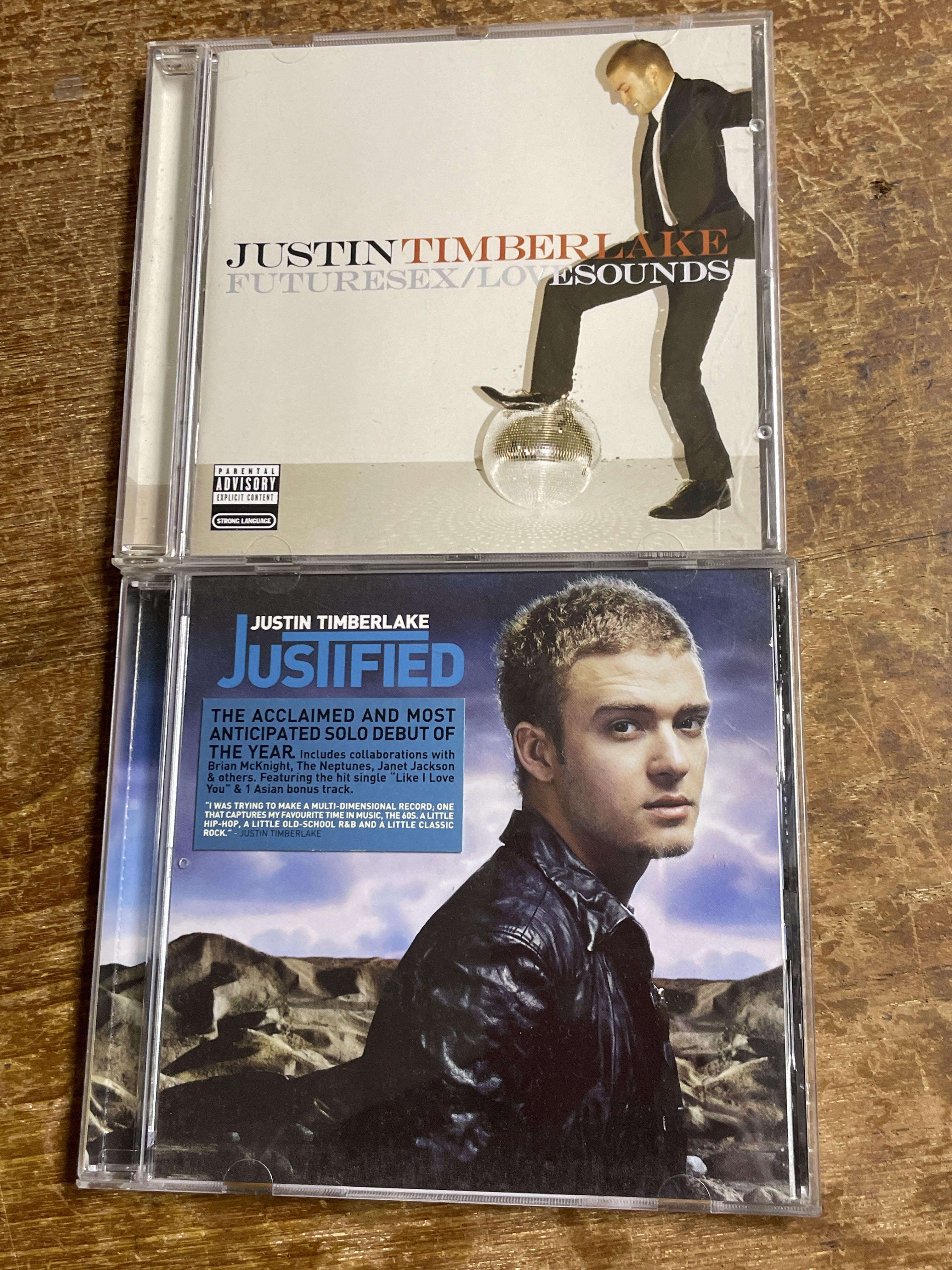 Justin Timberlake- set, Hobbies & Toys, Music & Media, CDs & DVDs on ...