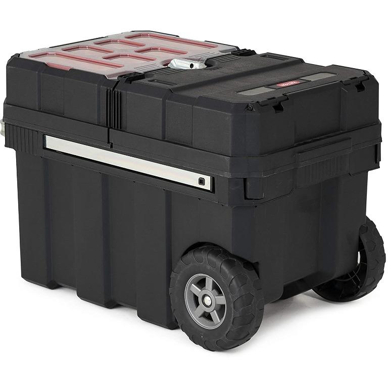 KETER Rolling Tool Box with Locking System and Removable Bins ...