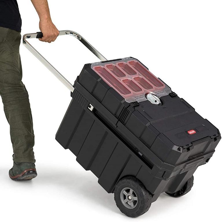 KETER Rolling Tool Box with Locking System and Removable Bins ...