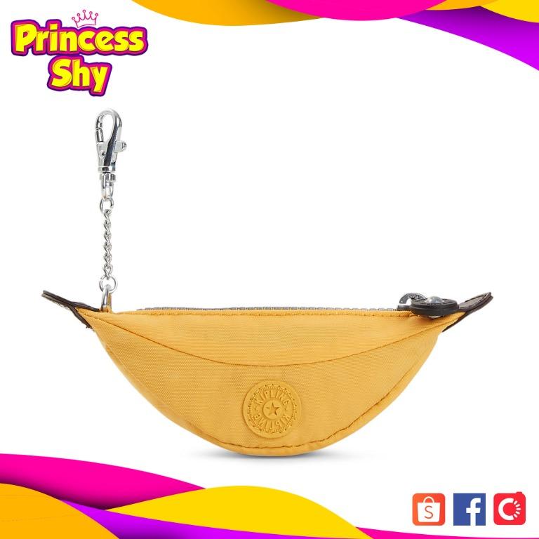 Kipling Mini Banana Keychain Coin Purse, Women's Fashion, Bags ...