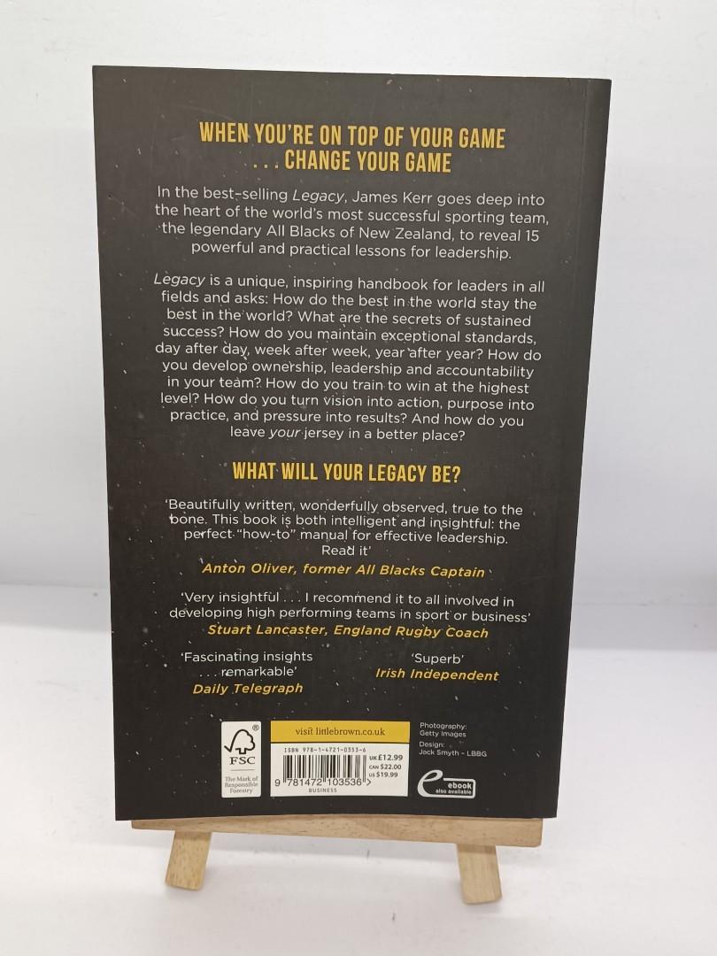 Legacy : What the All Blacks can Teach Us about the Business of Life ...