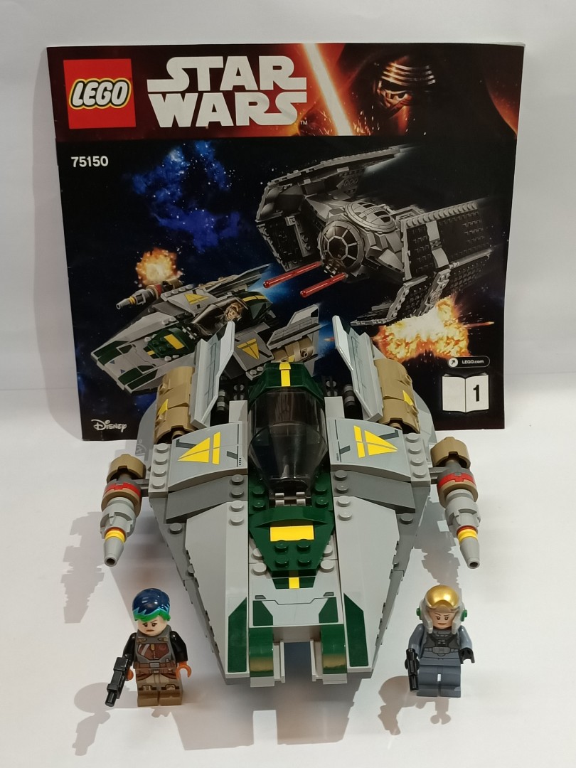 Lego 75150 已砌有改結構連說明書 A-Wing Star Wars Vader's TIE Advanced vs A-Wing ...
