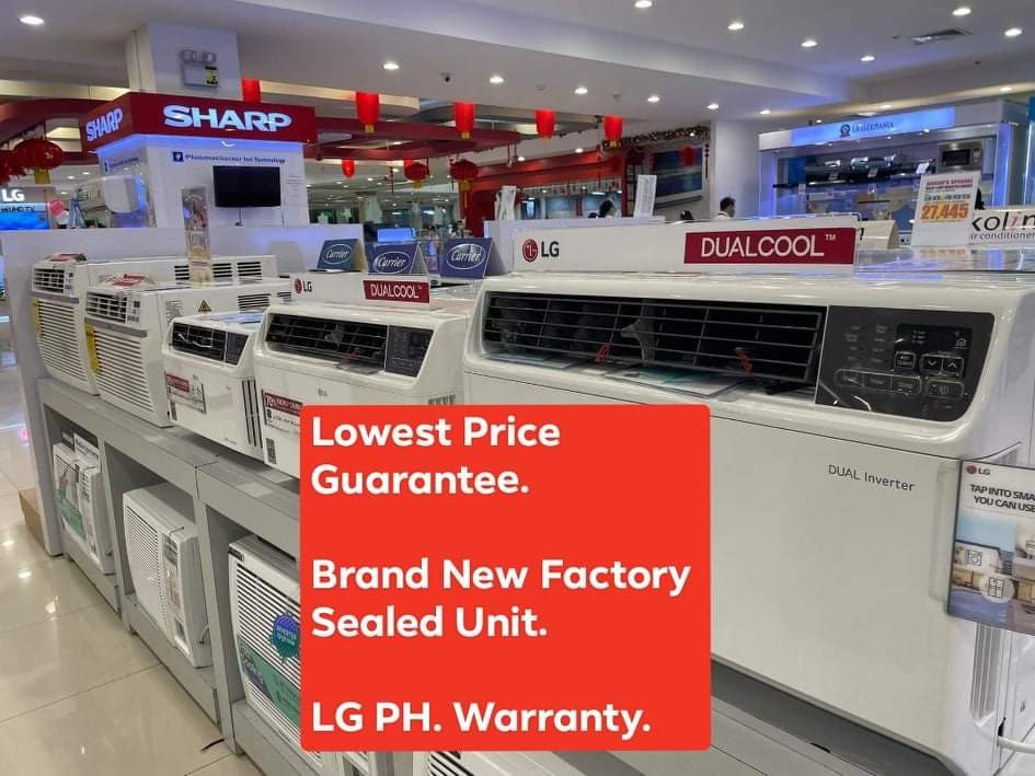 LG WINDOW TYPE DUAL INVERTER WIFI., TV & Home Appliances, Air ...