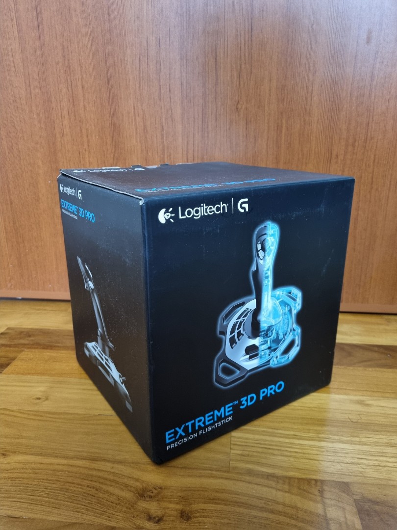Logitech Extreme 3D Pro Precision Flightstick, Video Gaming, Gaming ...