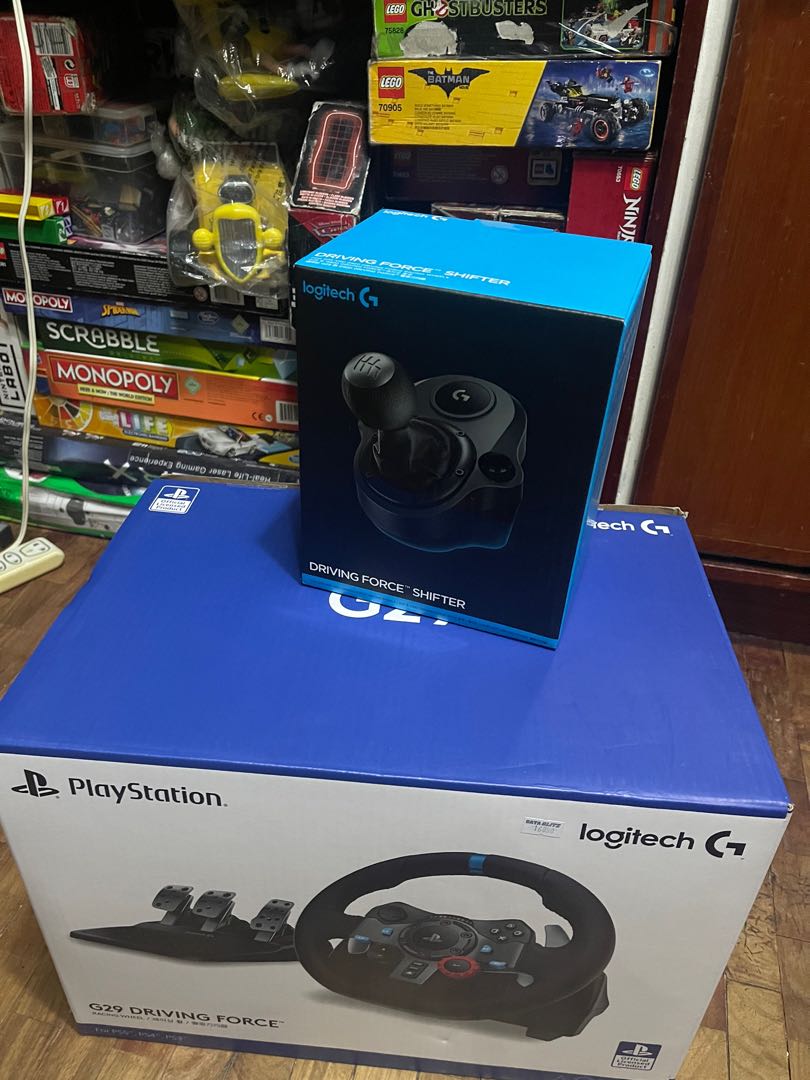 Logitech Steering Wheel set, Hobbies & Toys, Toys & Games on Carousell