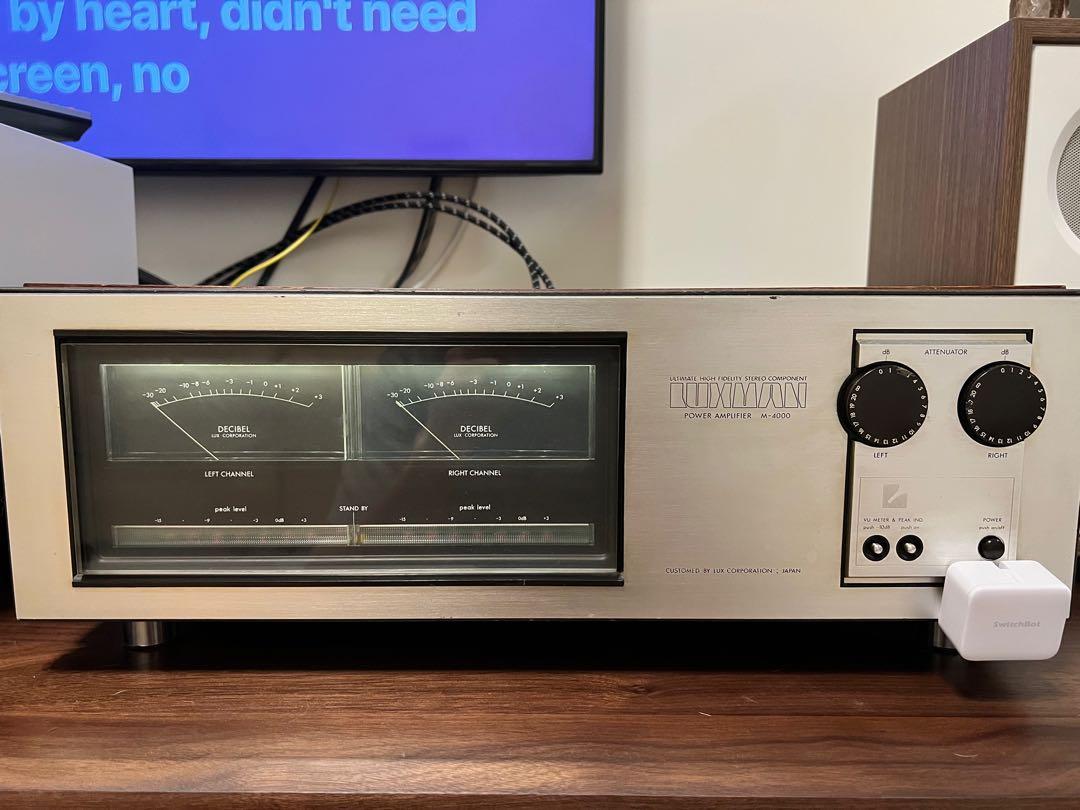 Luxman M-4000 power amplifier, 音響器材, Soundbar、揚聲器、藍牙喇叭、耳擴 - Carousell
