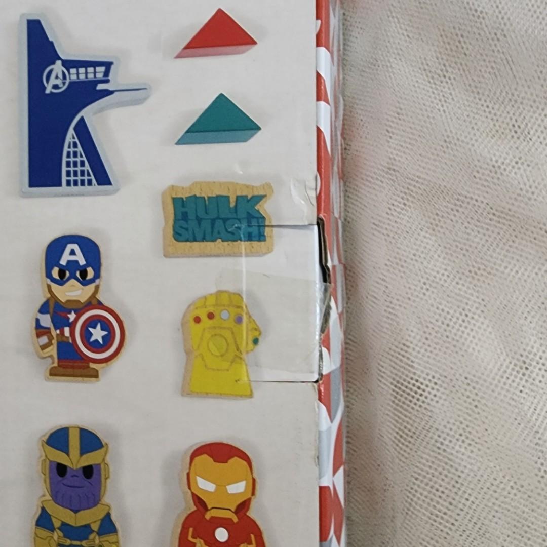 Marvel Wooden Toys (Avengers Blocks Set), Hobbies & Toys, Toys & Games ...
