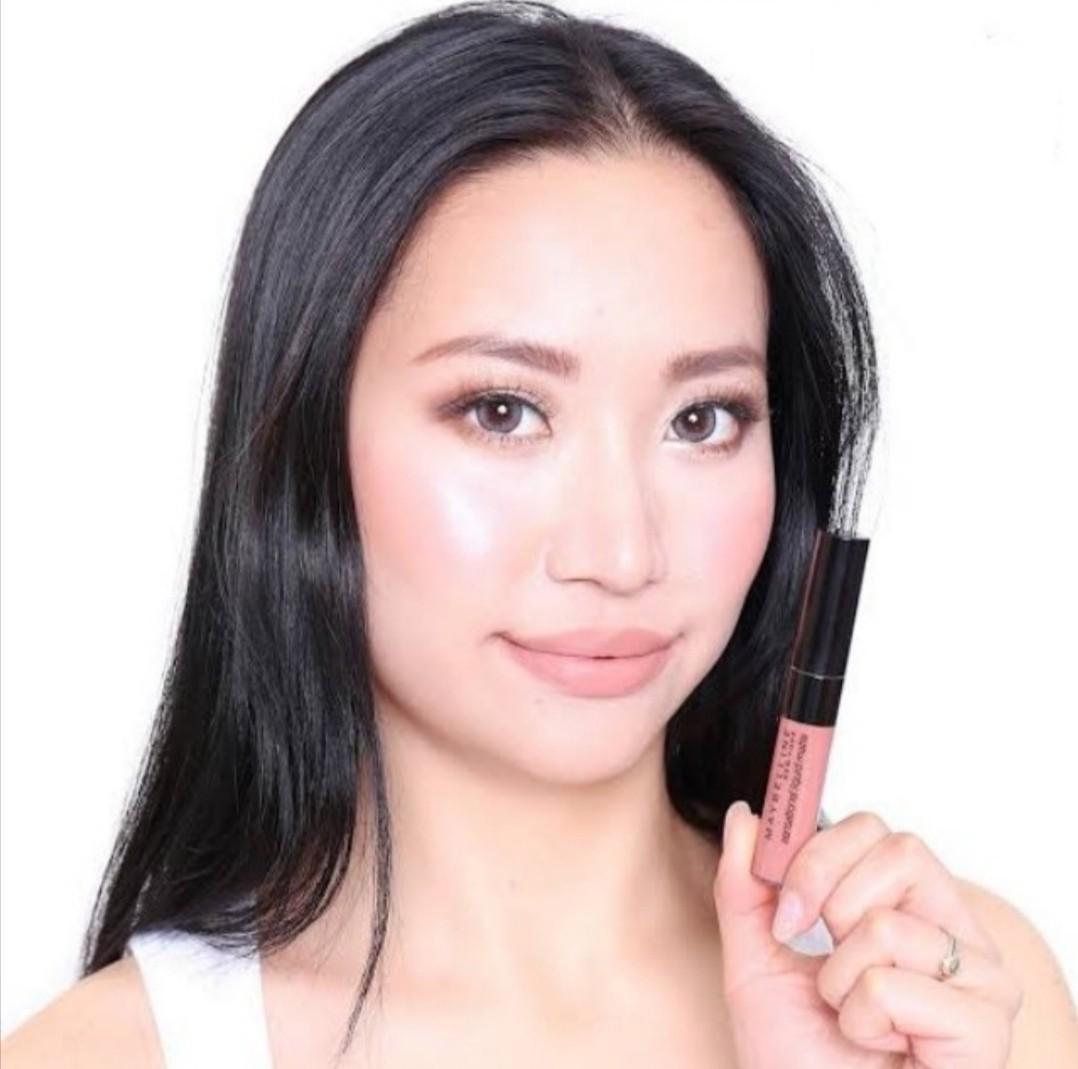 Maybelline Sensational Liquid Matte Lip Tint Truly MLBB, Beauty ...