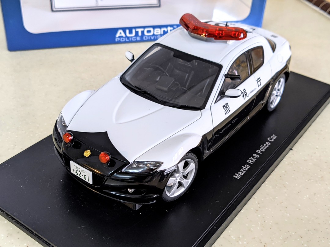 Mazda RX-8 Japanese Police RX8 Autoart 1/18, Hobbies & Toys, Toys ...