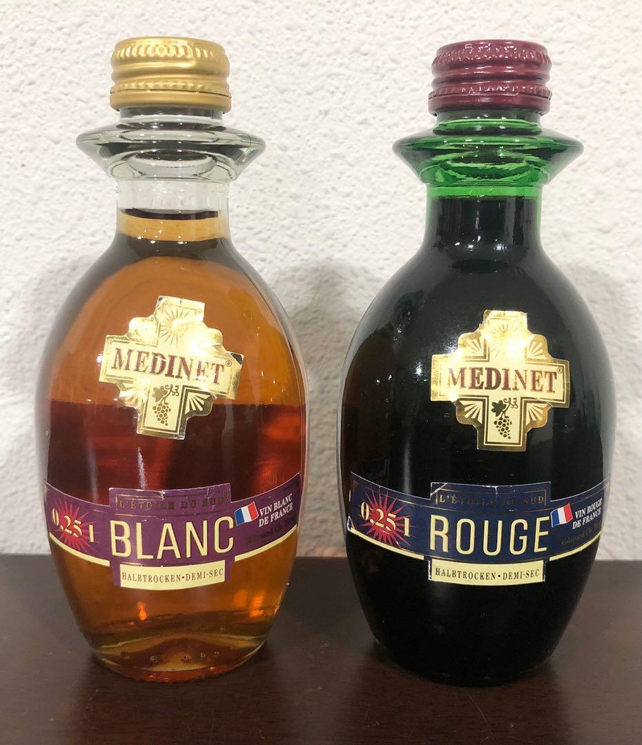Medinet Blanc Medinet Rouge 250ml, Food & Drinks, Alcoholic Beverages ...