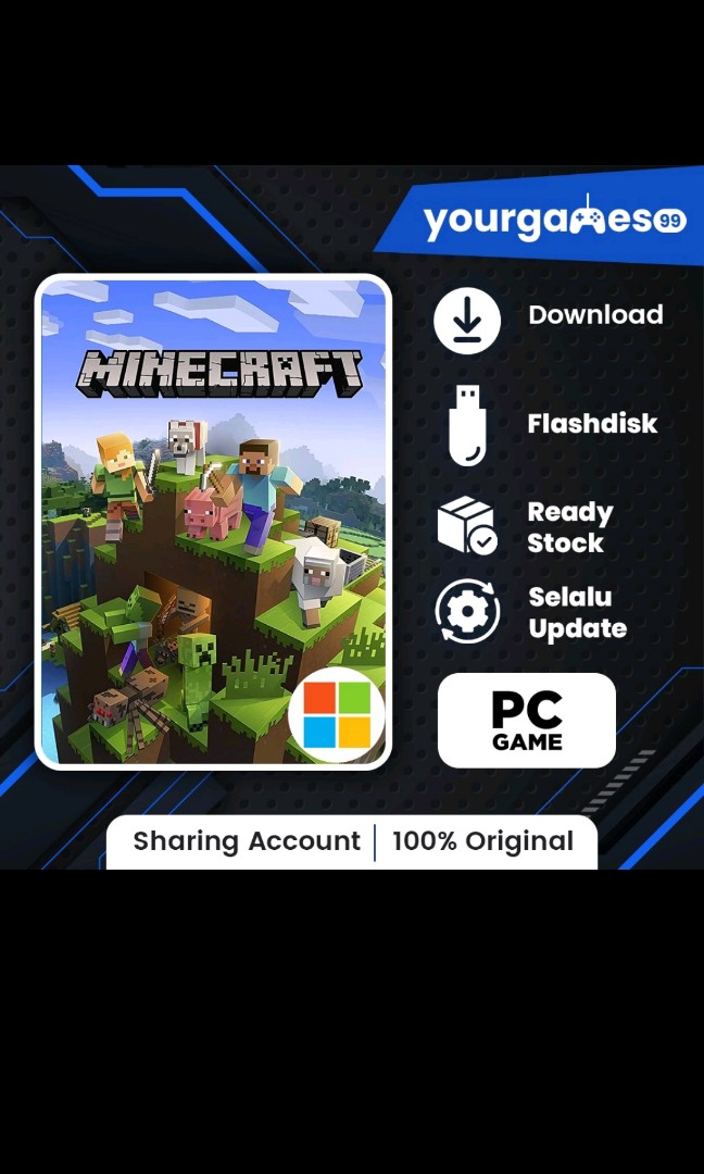 Minecraft Windows 10/11 edition PC Game Original/Redeem Code Windows 10 ...