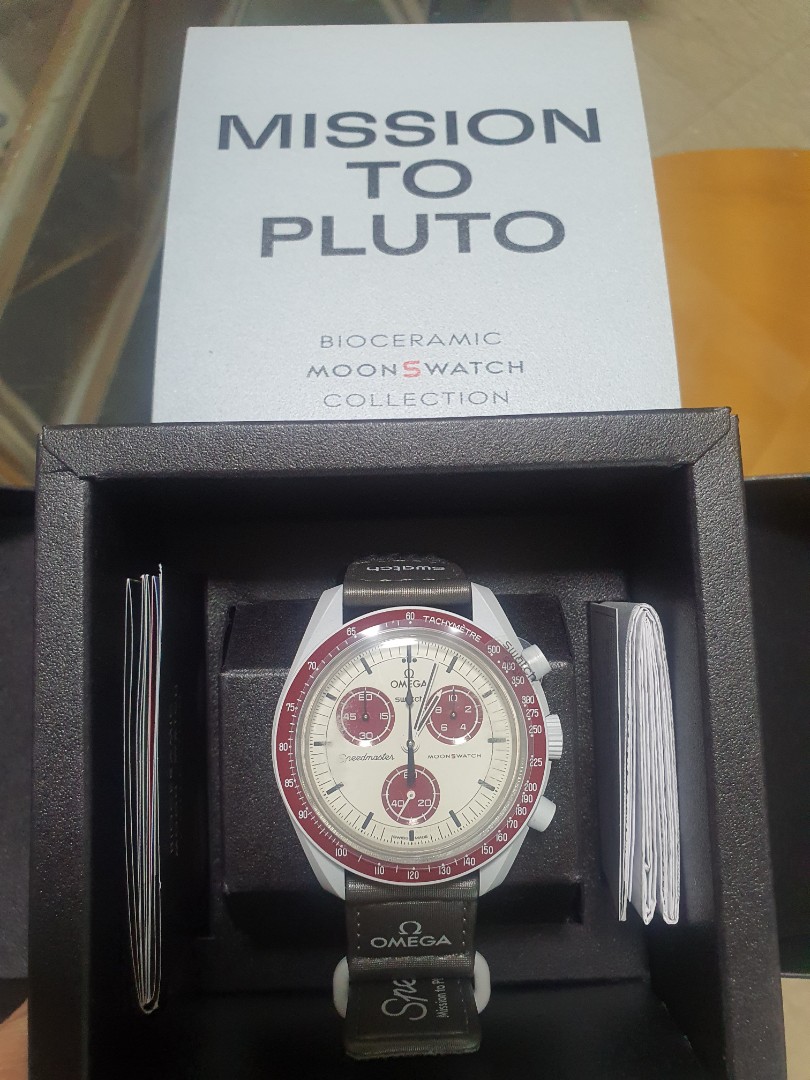 Mission to Pluto (Swatch x Omega), Luxury, Watches on Carousell