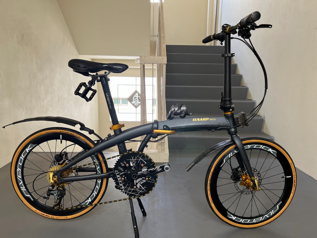 Mobot Camp Gold - Limited Edition Foldable Bicycle, Sports Equipment ...