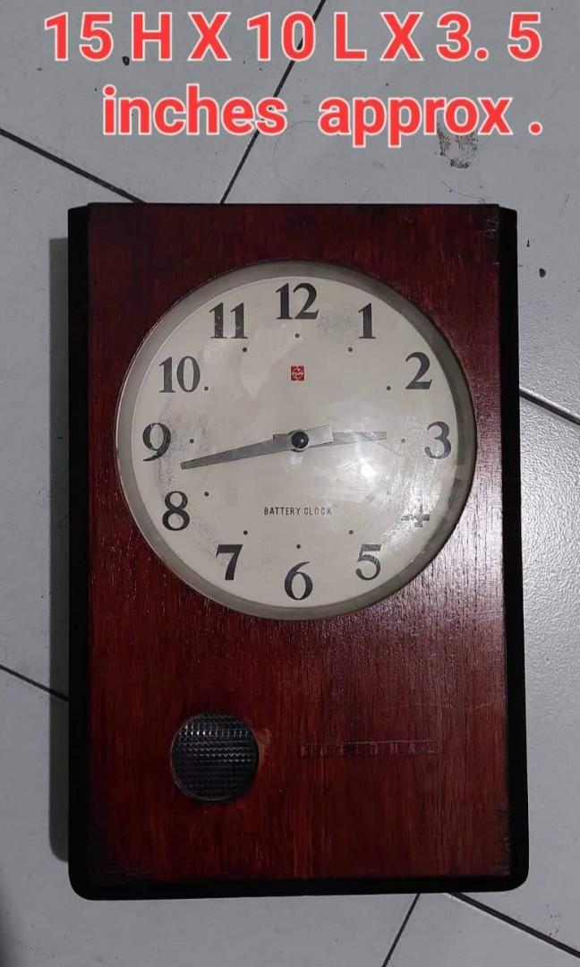 National wall clock, Furniture & Home Living, Home Decor, Clocks on ...