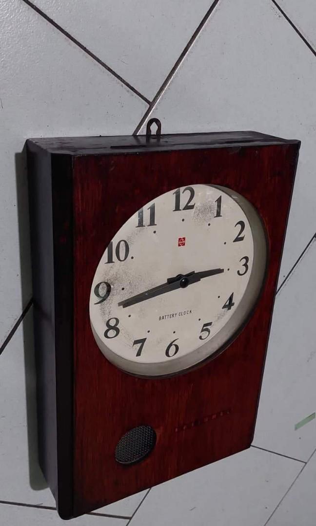 National wall clock, Furniture & Home Living, Home Decor, Clocks on ...