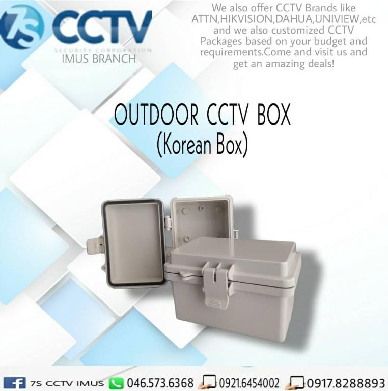 OUTDOOR CCTV BOX (korean box), Furniture & Home Living, Security ...