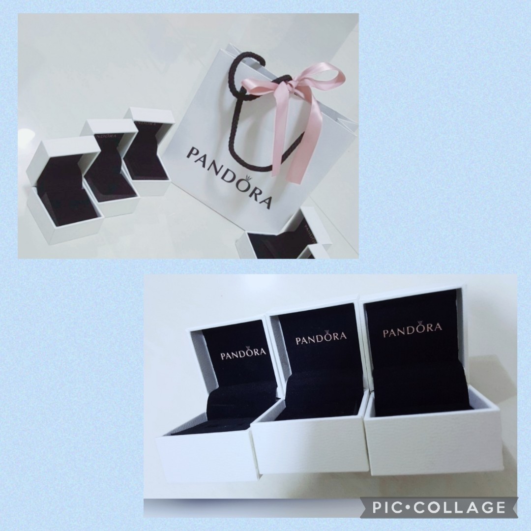 Pandora Charm Empty Box / Pandora box / Pandora Paper Bag / Pandora ...