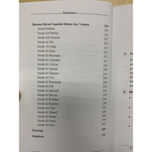 Panduan Bacaan Qiraat 10 - Mengikut Tariq As Syatibi Dan Ad Durrah ...