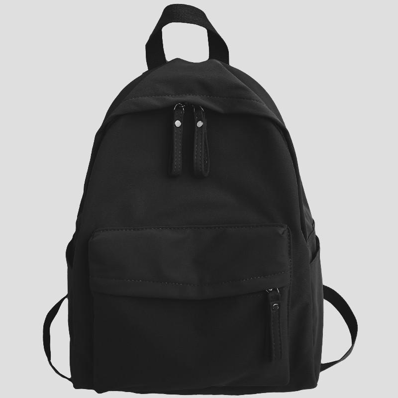 Plain Black Backpack, Men's Fashion, Bags, Backpacks on Carousell