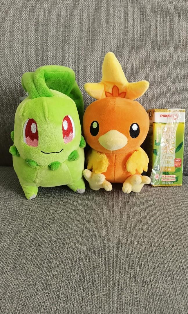 Pokemon Plushie - Chikorita Torchic, Hobbies & Toys, Toys & Games on ...