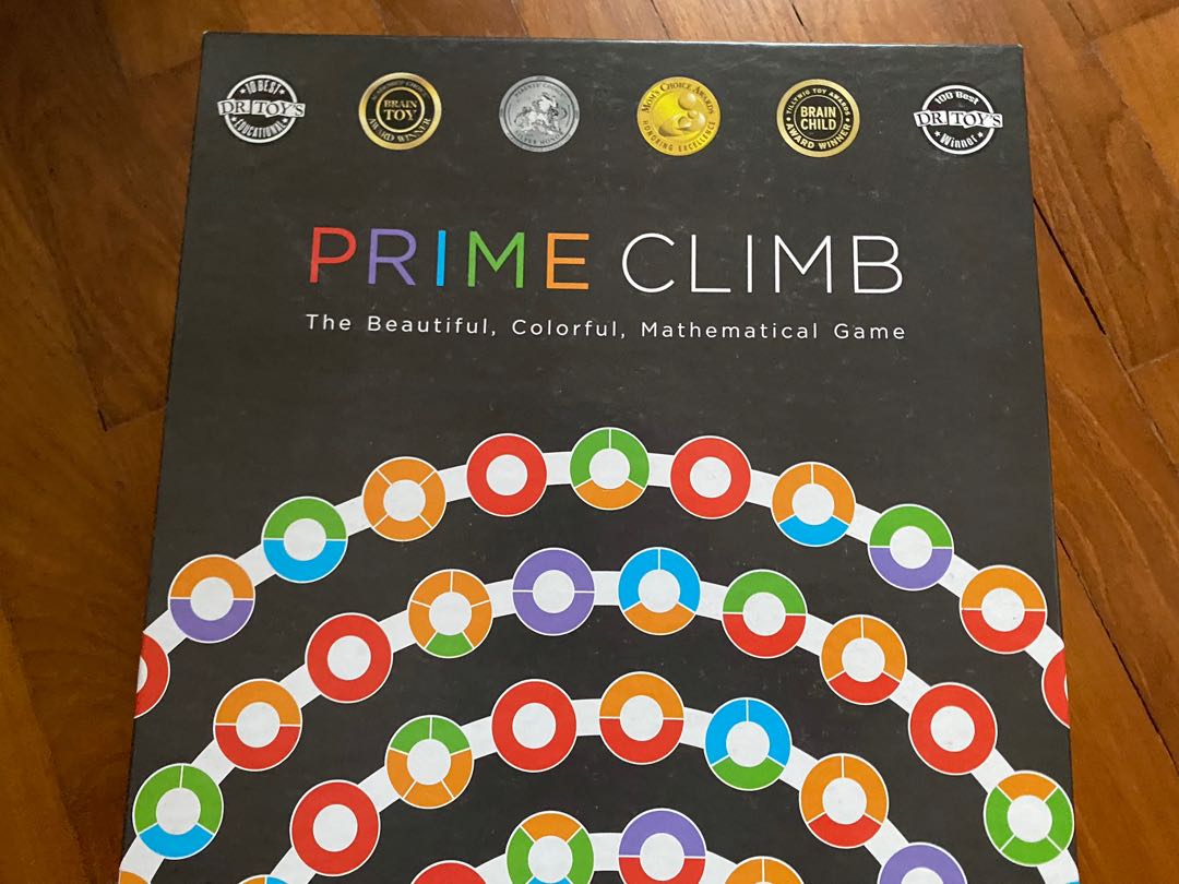 Prime Climb board game, Mathematical game, Hobbies & Toys, Toys & Games ...