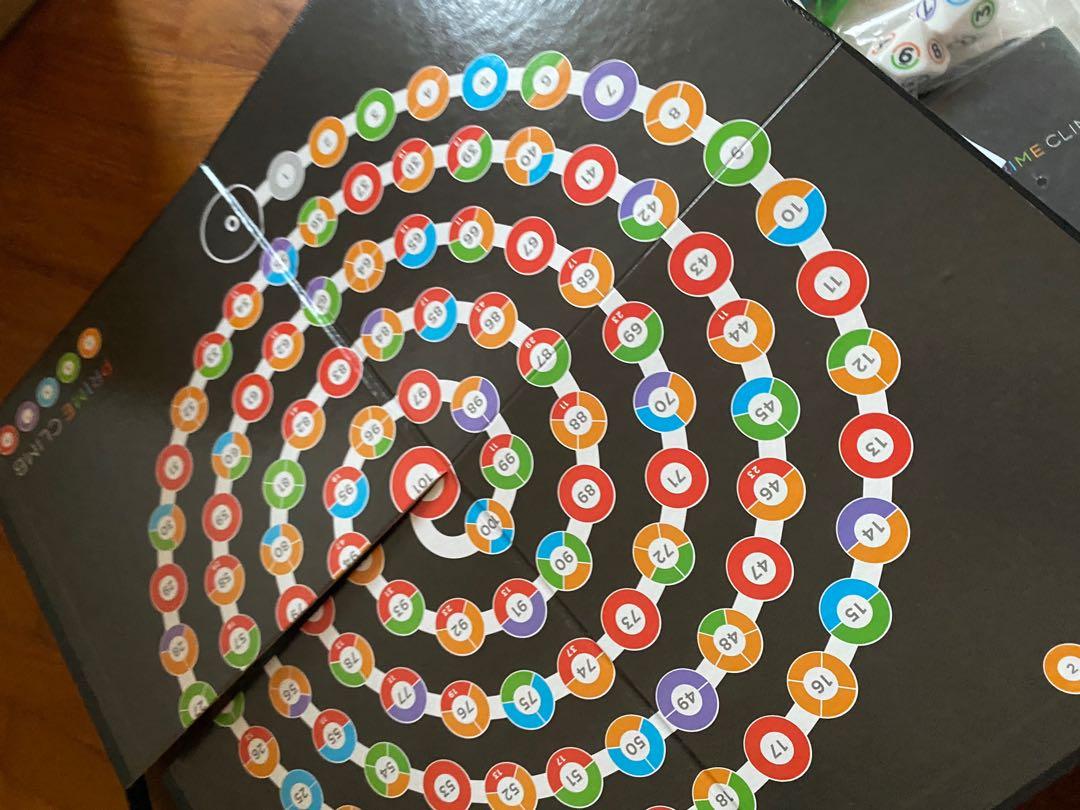 Prime Climb board game, Mathematical game, Hobbies & Toys, Toys & Games ...