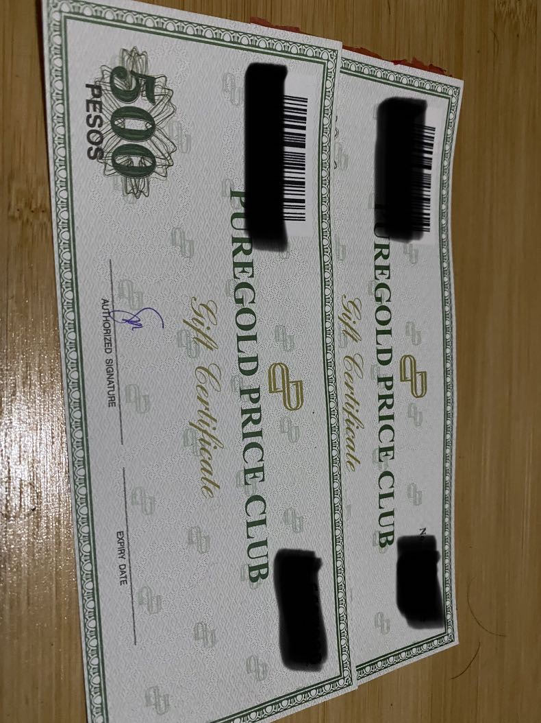 PUREGOLD PRICE CLUB, Tickets & Vouchers, Store Credits on Carousell