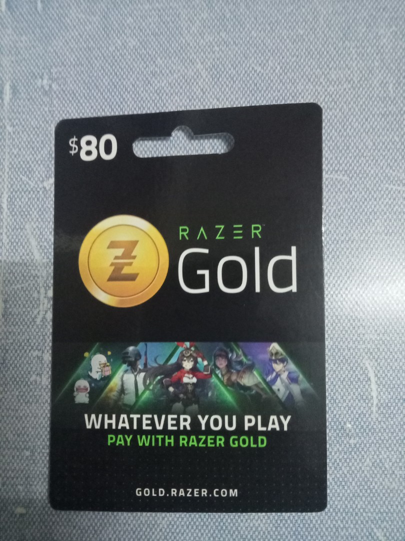 Razer gold card, Video Gaming, Gaming Accessories, Virtual Reality on ...