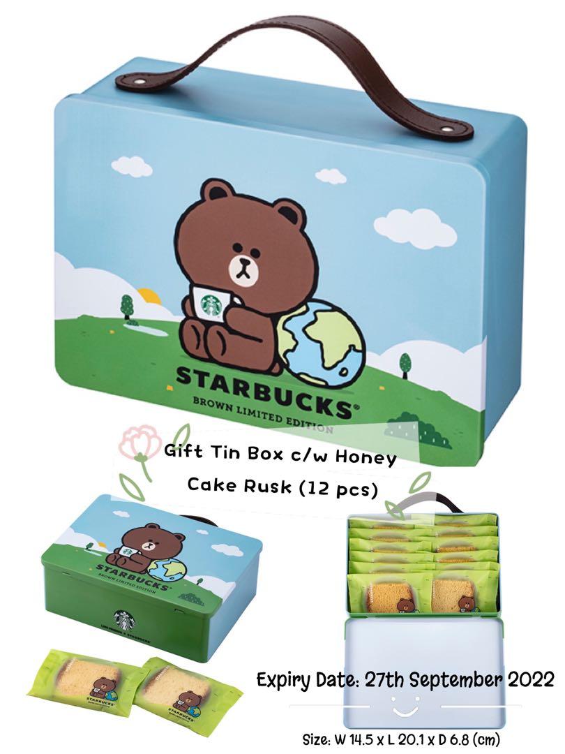 [READY STOCK] Starbucks x Line Friends Brown Limited Edition Gift Tin ...