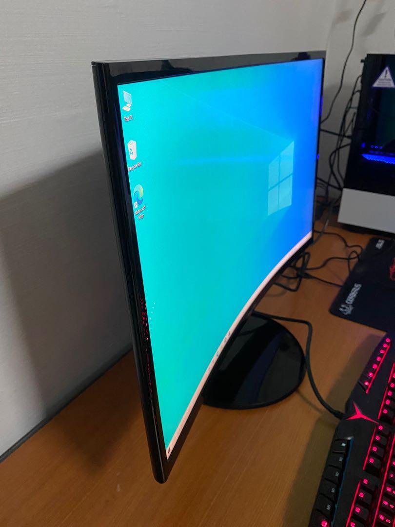 Samsung C27F390 27" Essential Curved Monitor | C27F390FHE, Computers ...