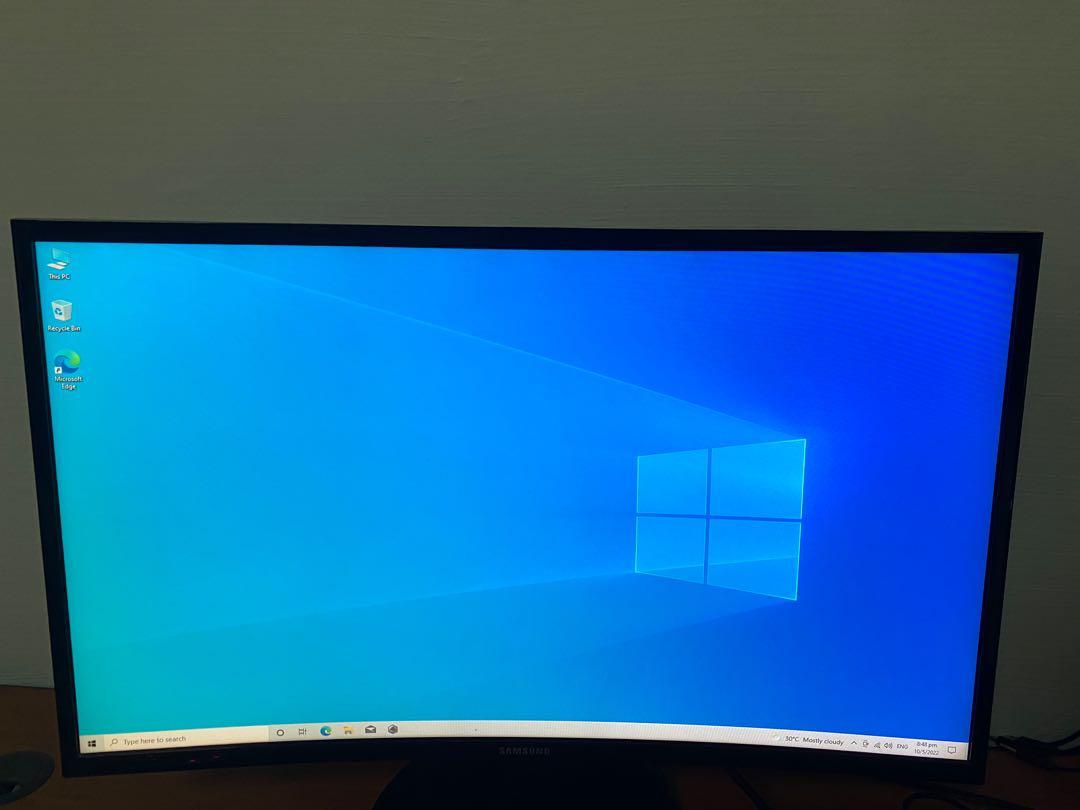 Samsung C27F390 27" Essential Curved Monitor | C27F390FHE, Computers ...