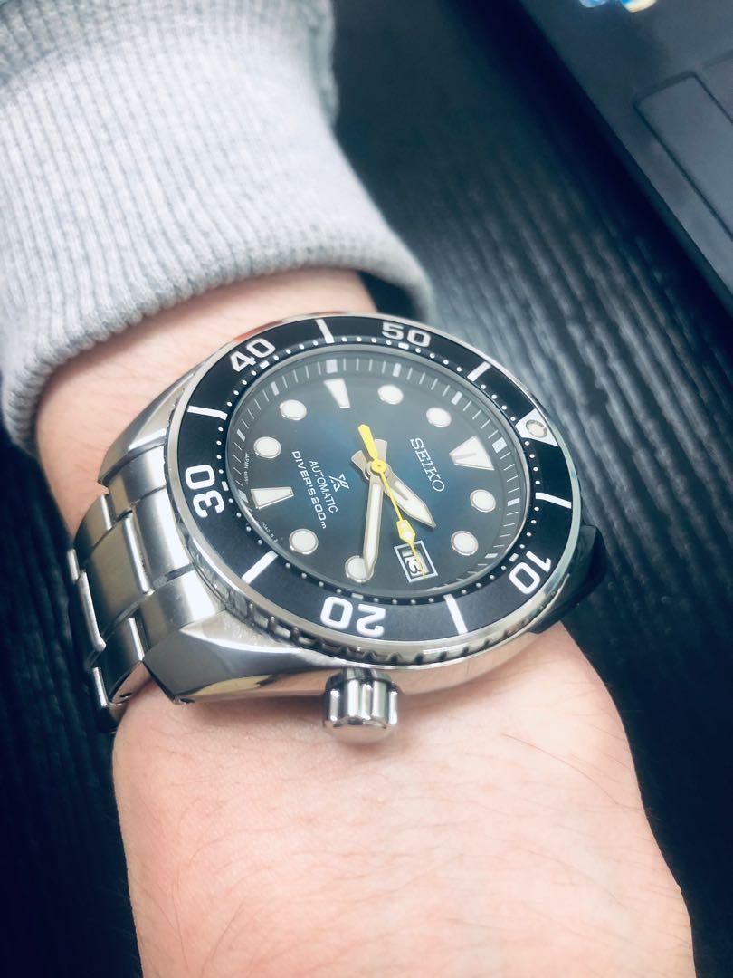Seiko Prospex Midnight Blue Sumo(JDM)- SBDC099, Luxury, Watches on ...